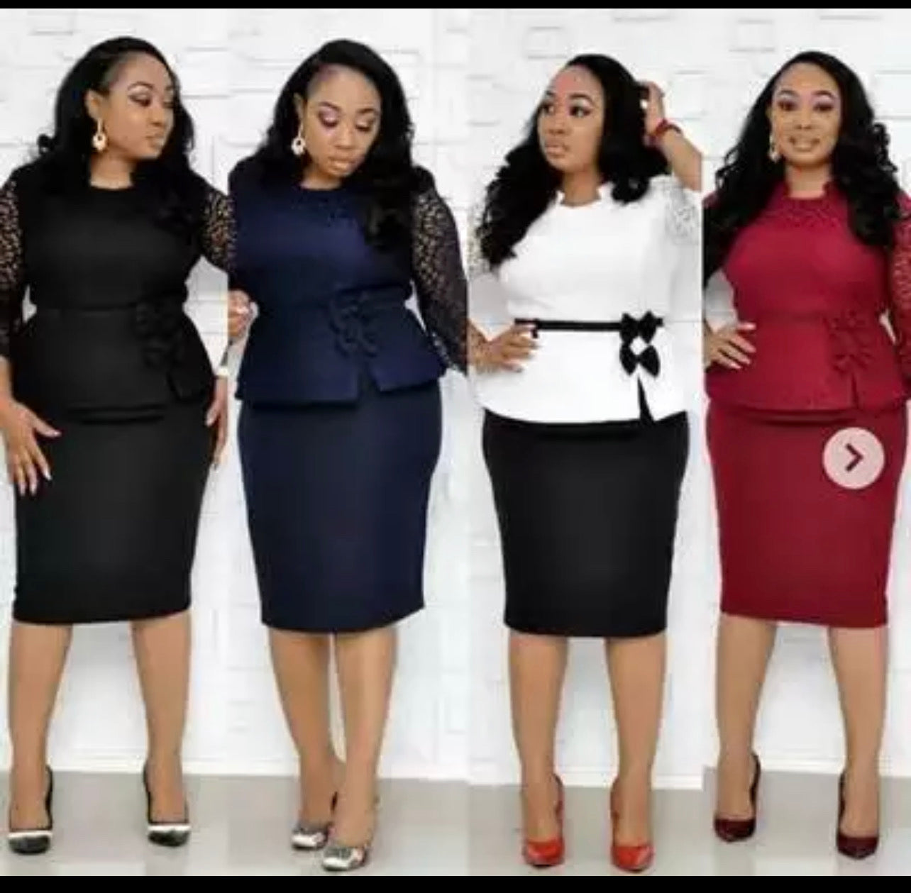 Plus size turkey women elegant work office dress. – nivike