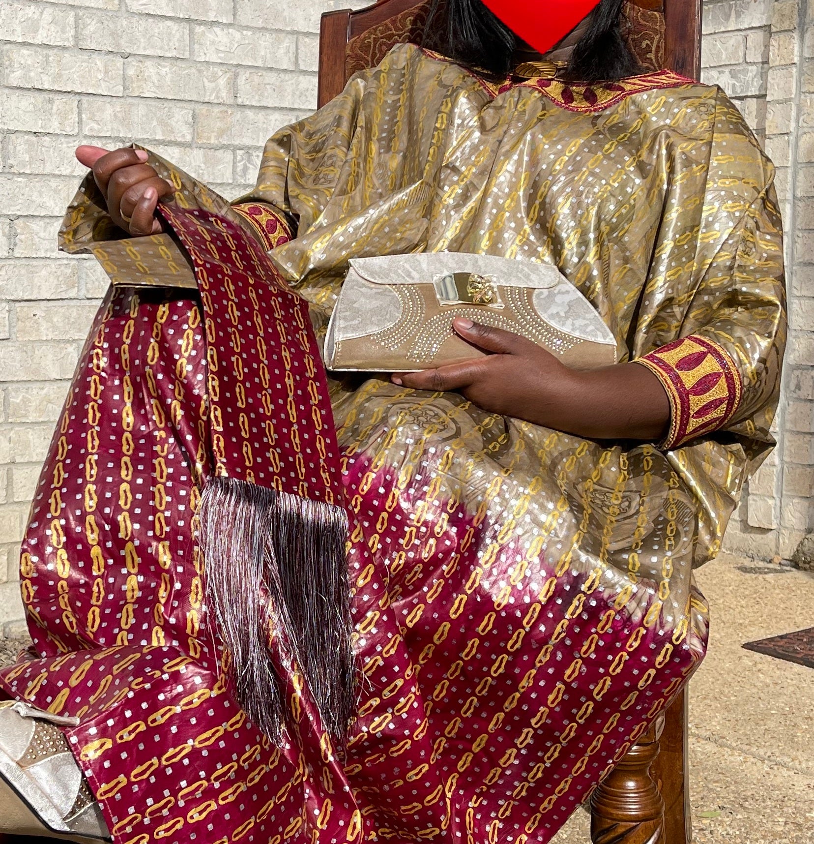 Grand Boubou with head tissue #3 – nivike